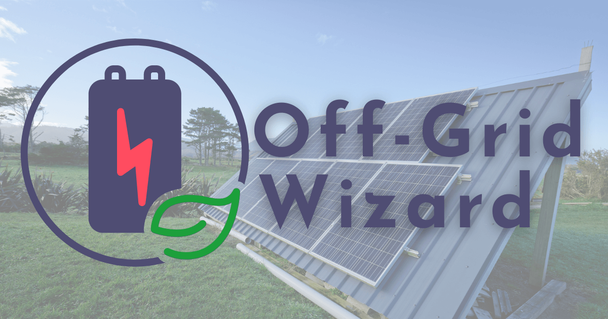Off-grid Solar System Sizing Calculator | Off-grid Wizard
