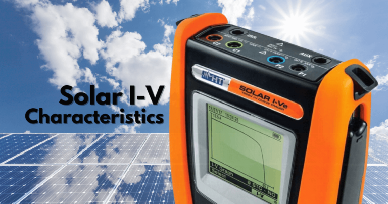 IV Characteristics of a Solar Cell | Off-grid Wizard